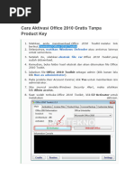 Begini Cara Aktivasi Microsoft Office 2010 Secara Offline Dan Permanent | PDF