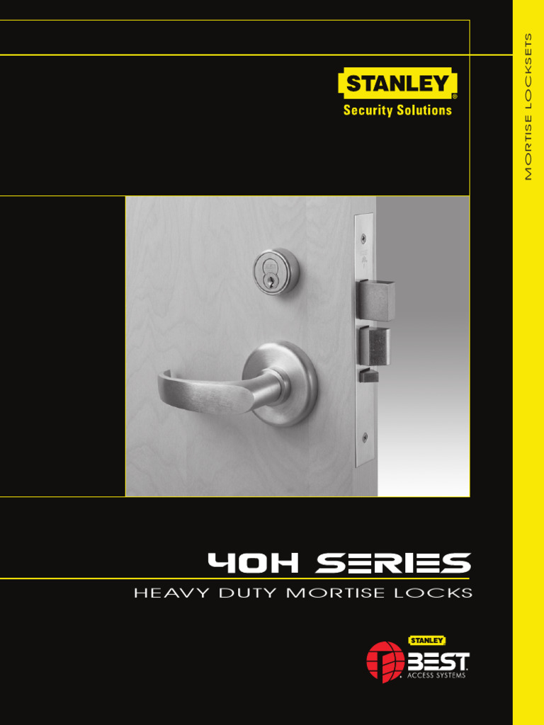 Best Access Systems Mortise Locksets | PDF
