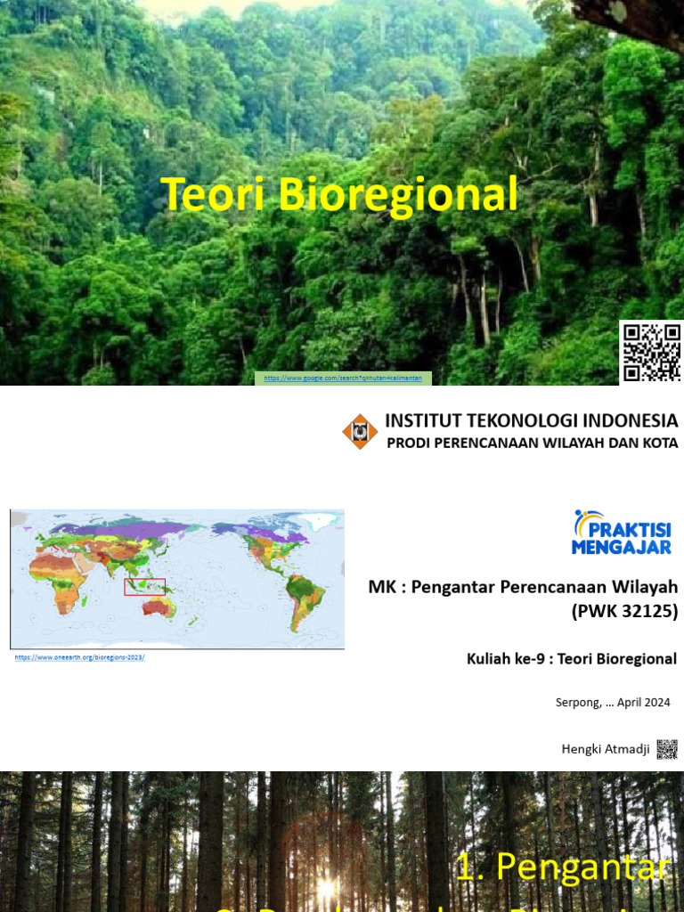 Teori Bioregional dan Ekologi Indonesia | PDF | Sains & Matematika