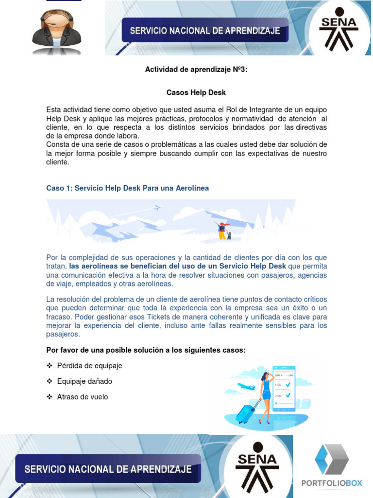 Actividad - 3 Conceptos y Protocolos Help Desk | PDF | Mesa de ayuda | Soporte técnico