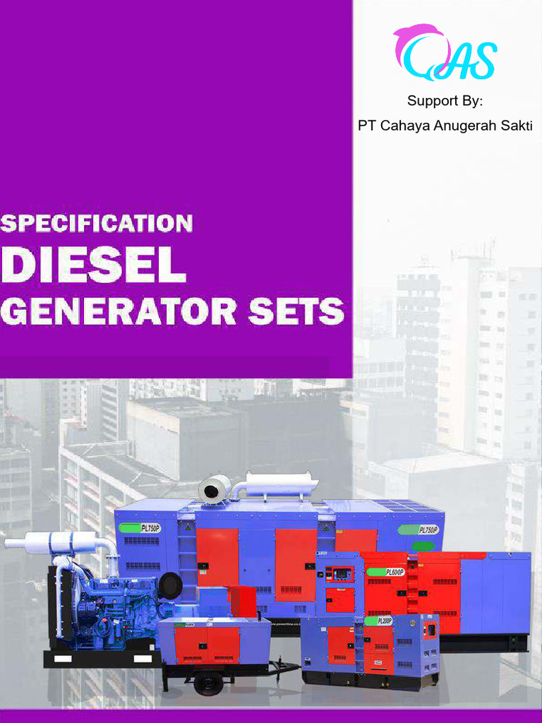 PT CAS POWERLINE Genset 30 Kva | PDF | Electric Generator | Diesel Engine