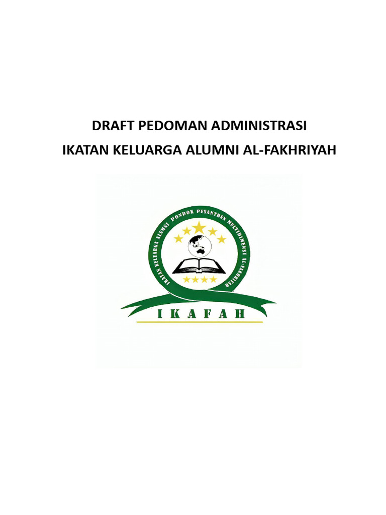 Draft Pedoman Administrasi Ikafah | PDF