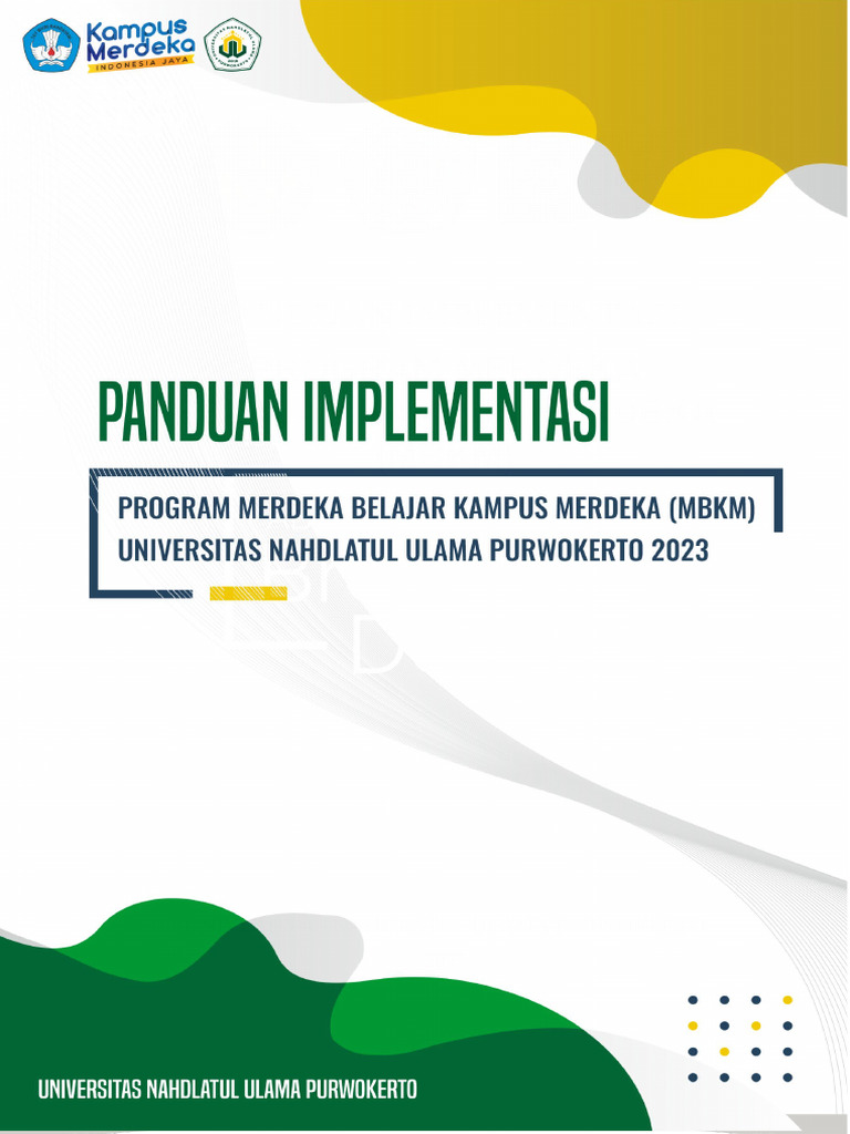 Panduan Implementasi MBKM Lengkap Inshaallah | PDF