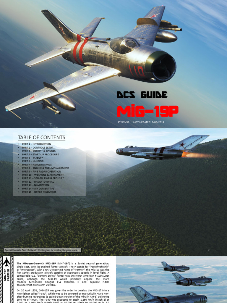 Dcs Mig-19p Guide | PDF | Aircraft | Aerospace