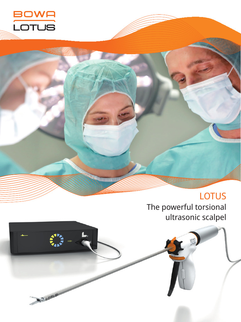 LOTUS Ultrasonic Scalpel for Surgery | PDF | Surgery | Ultrasound