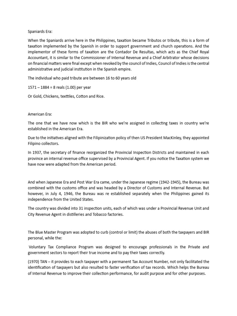 RPH Reporting | PDF | Taxes | Internal Revenue Service