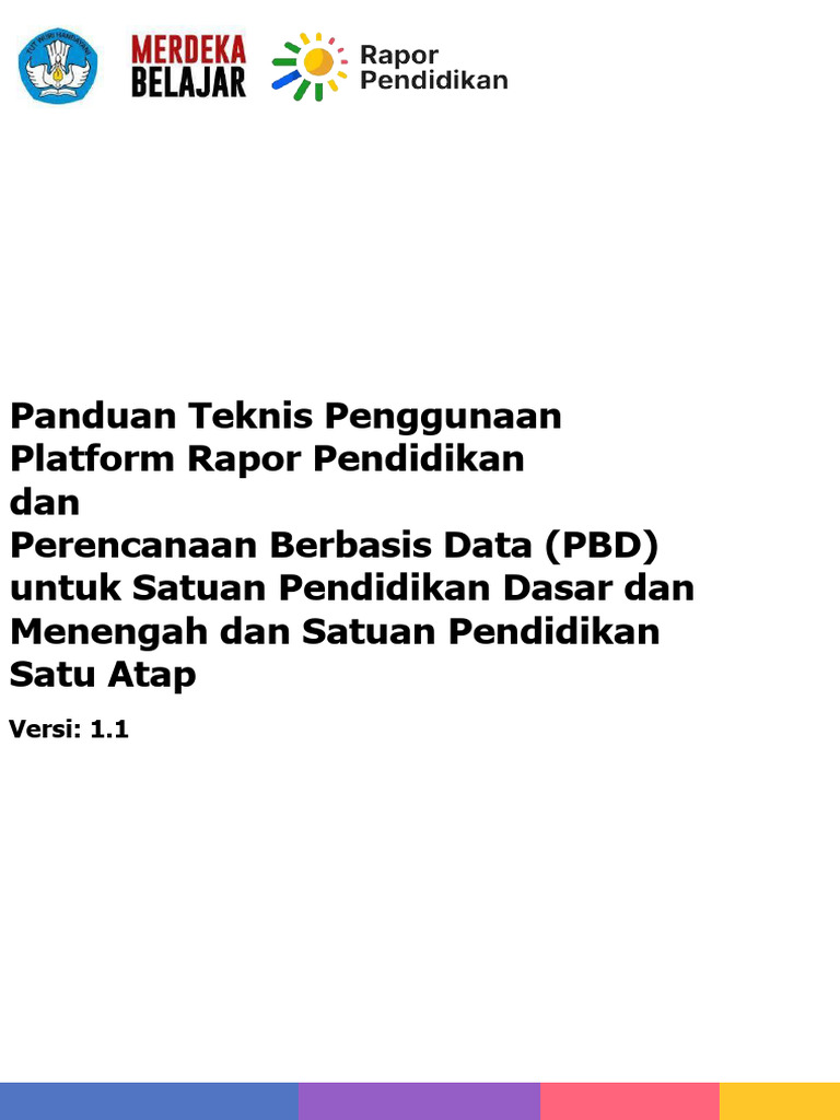 Panduan Penggunaan Rapor Pendidikan Untuk Satuan Pendidikan Dasar, Menengah Dan Kejuruan Dan ...