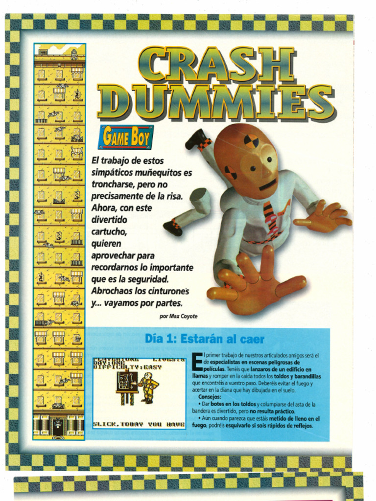 Crash Dummies (Game Boy) | PDF