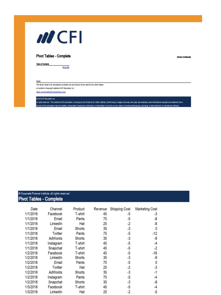 9b. Pivot Tables - Complete | PDF | Monopoly (Economics) | Intellectual Property Law