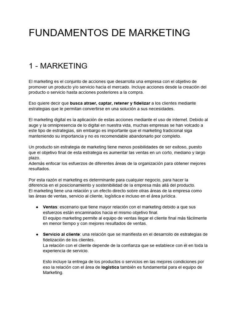 Fundamentos de Marketing | PDF | Marketing | Marca
