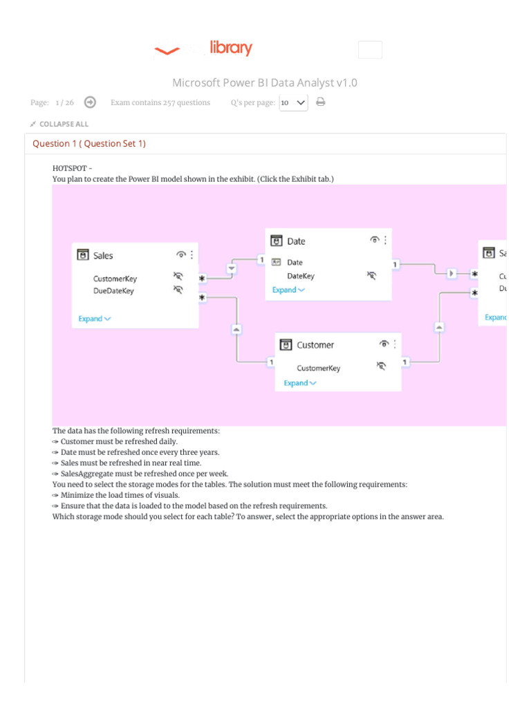 9 - Microsoft PL-300 Exam - Questions and Answers | PDF | Comma ...