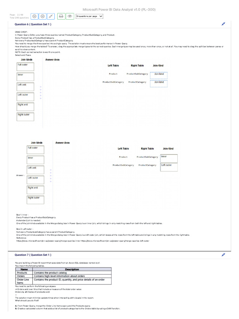 Power BI Data Analyst Exam Guide | PDF | Comma Separated Values | Data