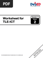 LE-TLE-ICT7 W4 v2 | PDF | Microsoft Word | Window (Computing)
