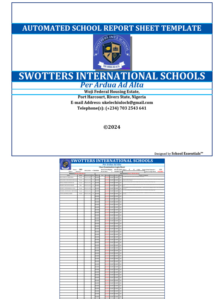 3col Swotters International School (Master Template) | PDF | Learning