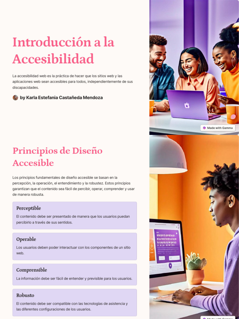 Introduccion A La Accesibilidad | PDF | Accesibilidad | Diseño