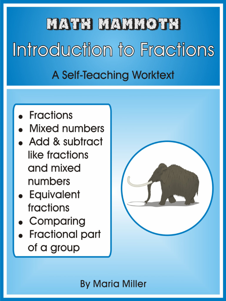 Introduction To Fractions | PDF | Mathematics | Arithmetic