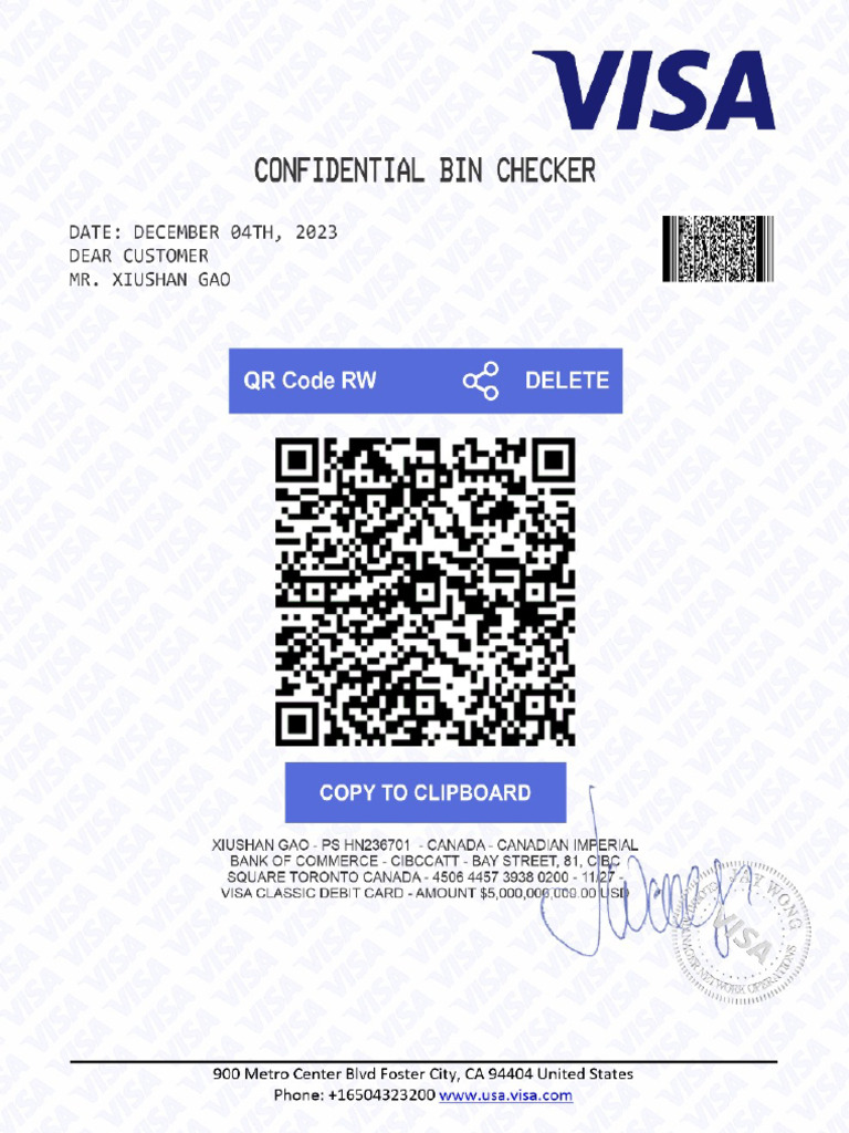 Sheet Gao Xiushan 5.0Bn | PDF