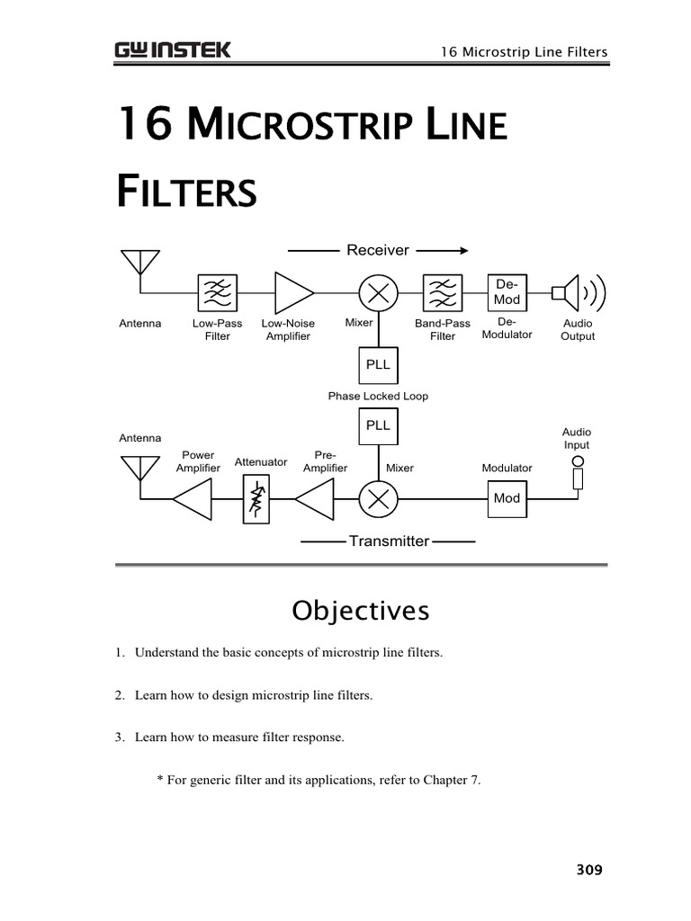 Microstrip Filters Modules | PDF | Electrical Network | Transmission Line