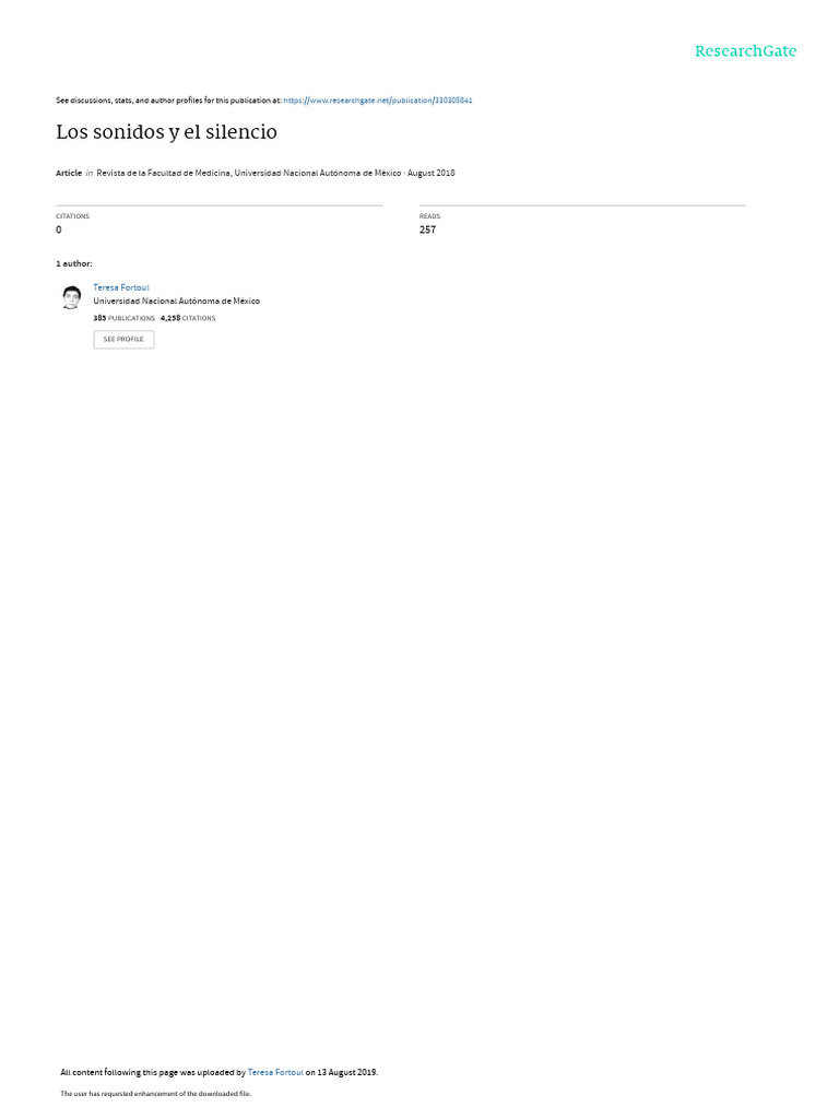 2018 RFM JULIO-AGO ARTE Lossonidos | PDF | Sonido | Escuchando