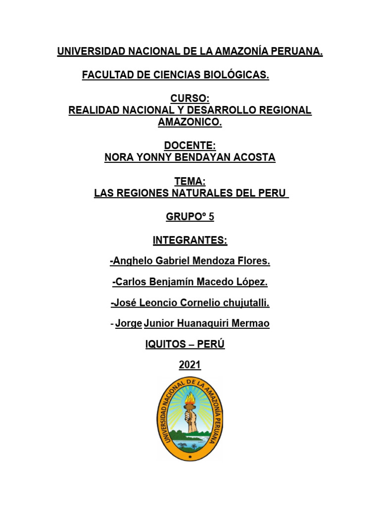 Informe Uwu-1 | PDF | Perú | Biodiversidad