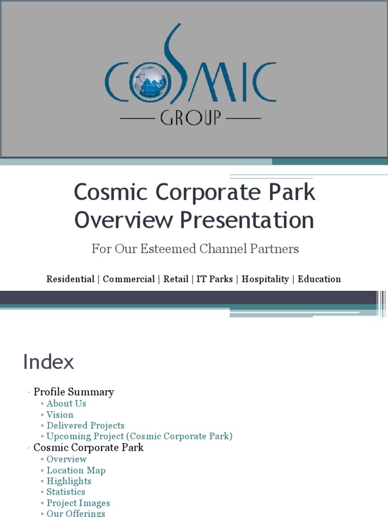 Cosmic Corporate Park at 9953518822, 9718337727 Cosmic Park Greater ...