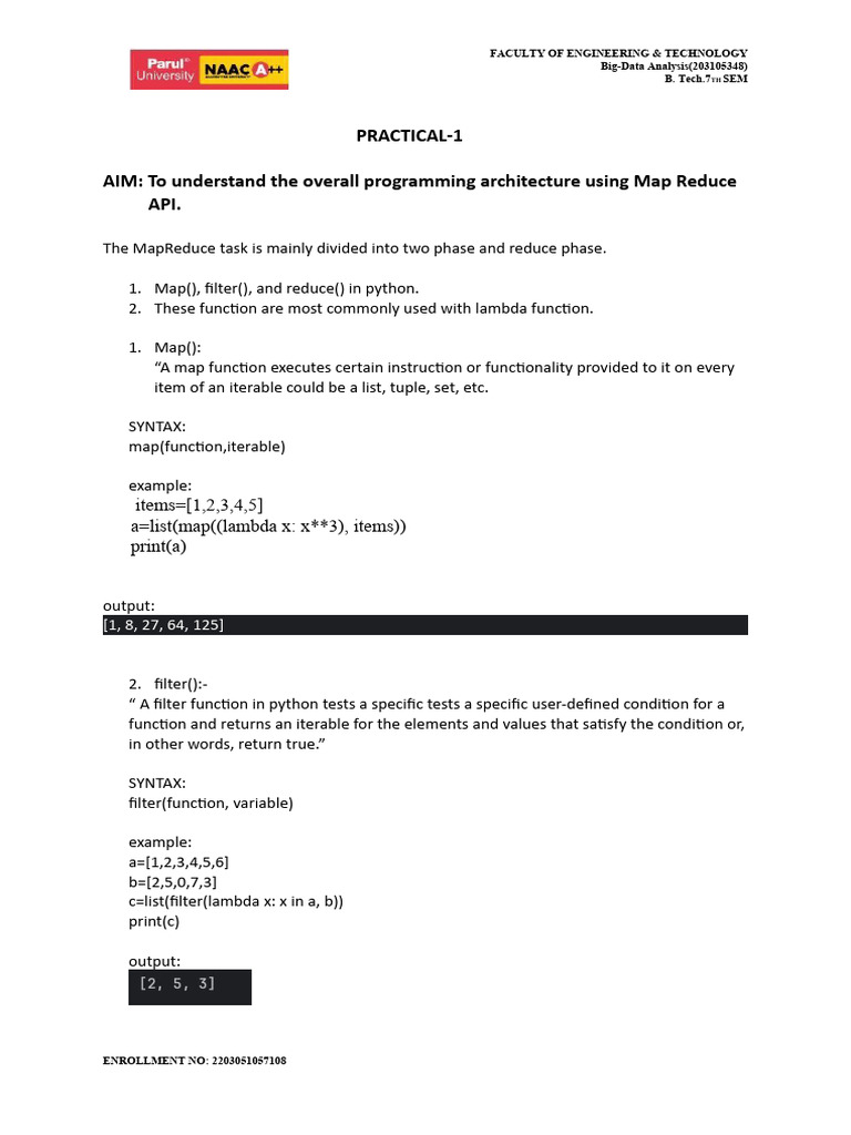 BDA | PDF | Apache Hadoop | Map Reduce
