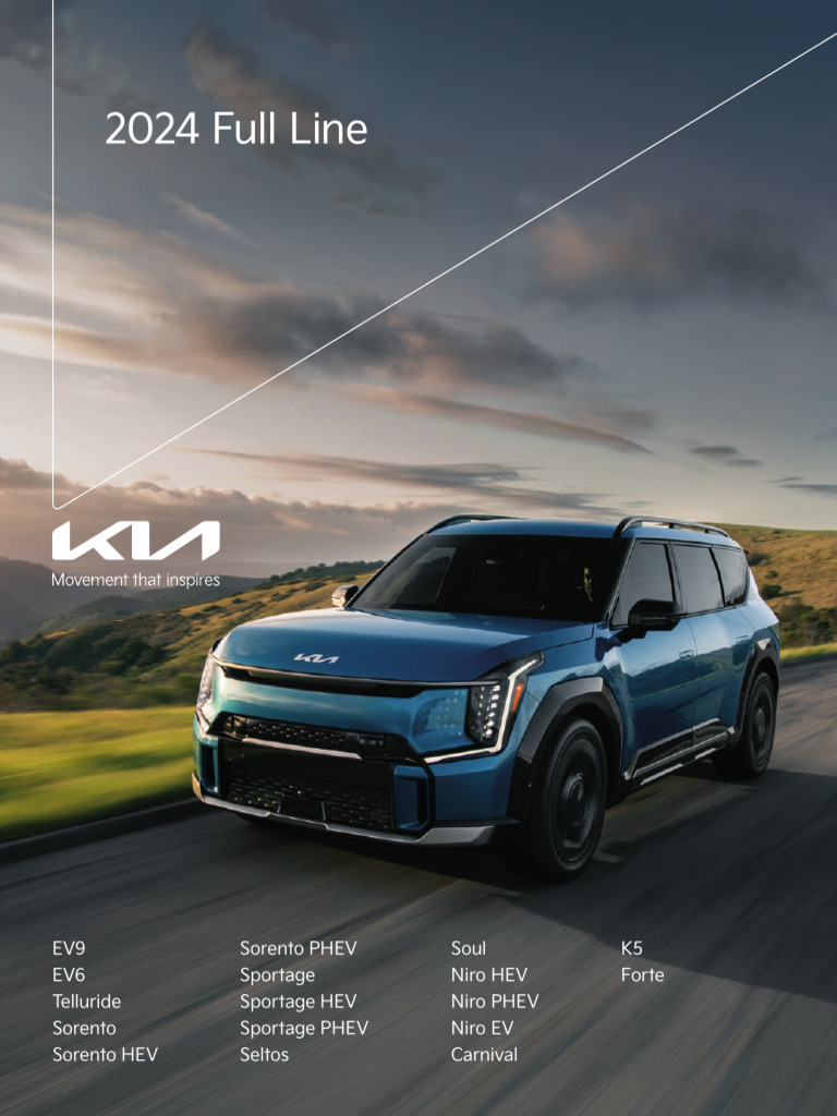 KIA24 Full-Line Brochure | PDF | Automotive Technologies | Vehicle ...