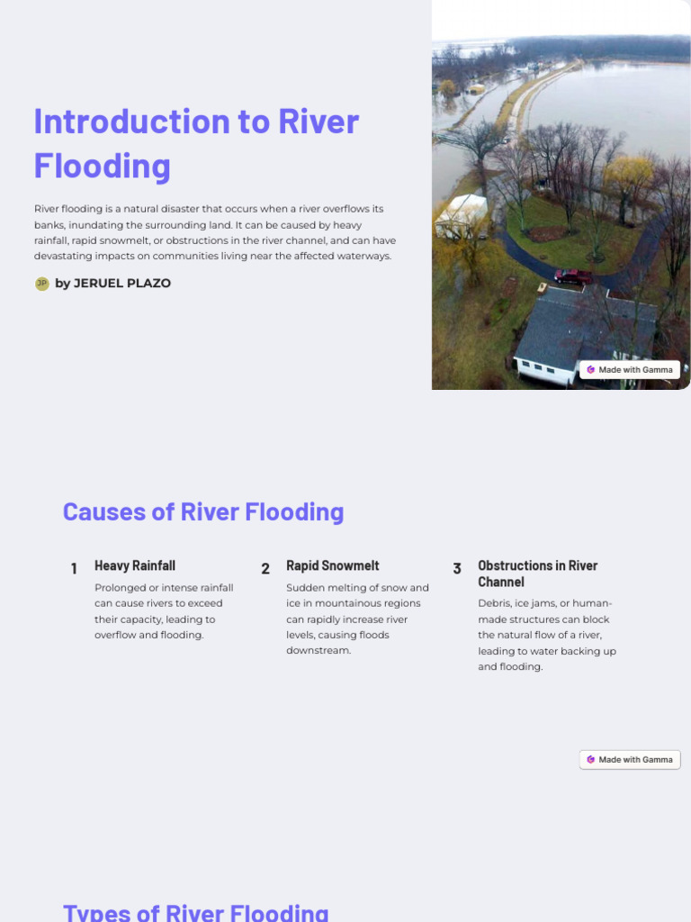Introduction To River Flooding | PDF | Flood | River