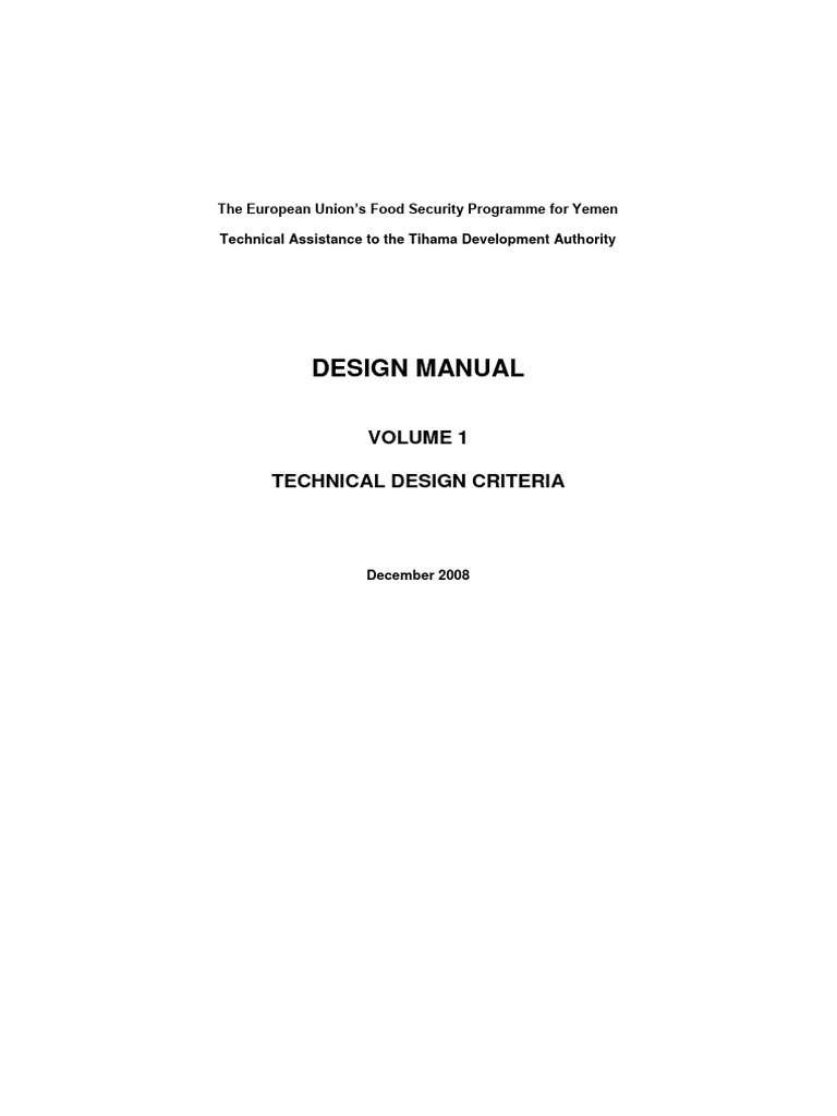 TDA DesignManual Volume1 14dec | PDF | Concrete | Soil Mechanics