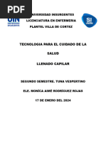 Prueba de Llenado Capilar: Procedimiento y Valores | PDF