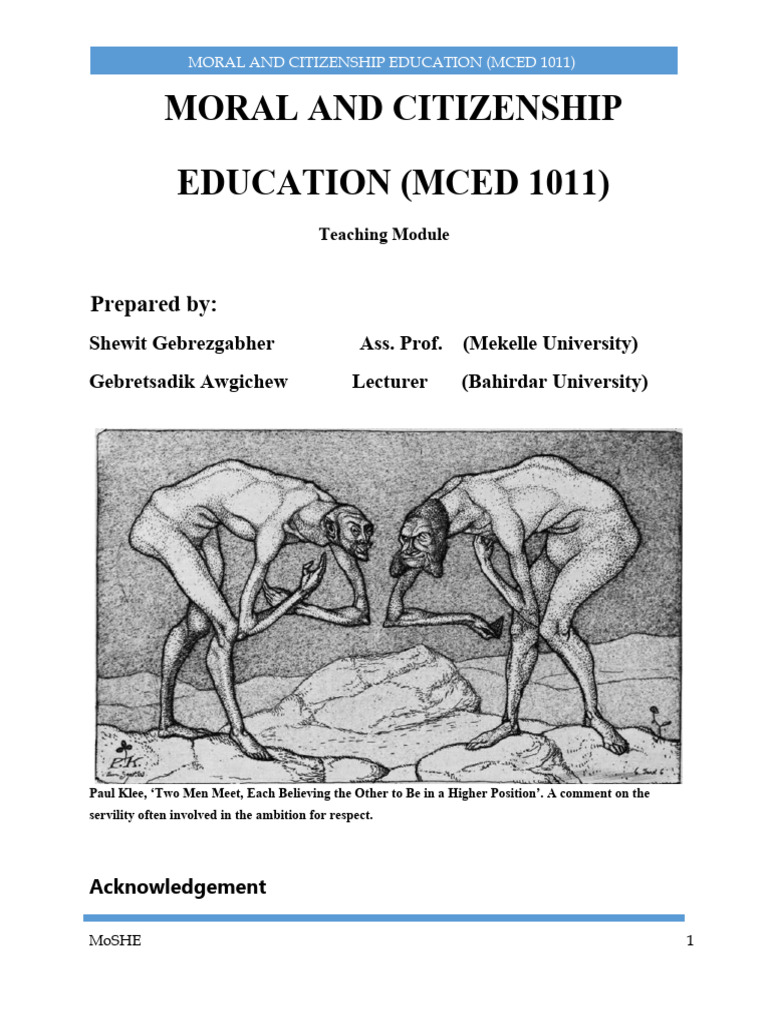 Moral and Civics Module | PDF | Psychological Egoism | Utilitarianism Moral and Civics Module | PDF | Psychological Egoism | Utilitarianism