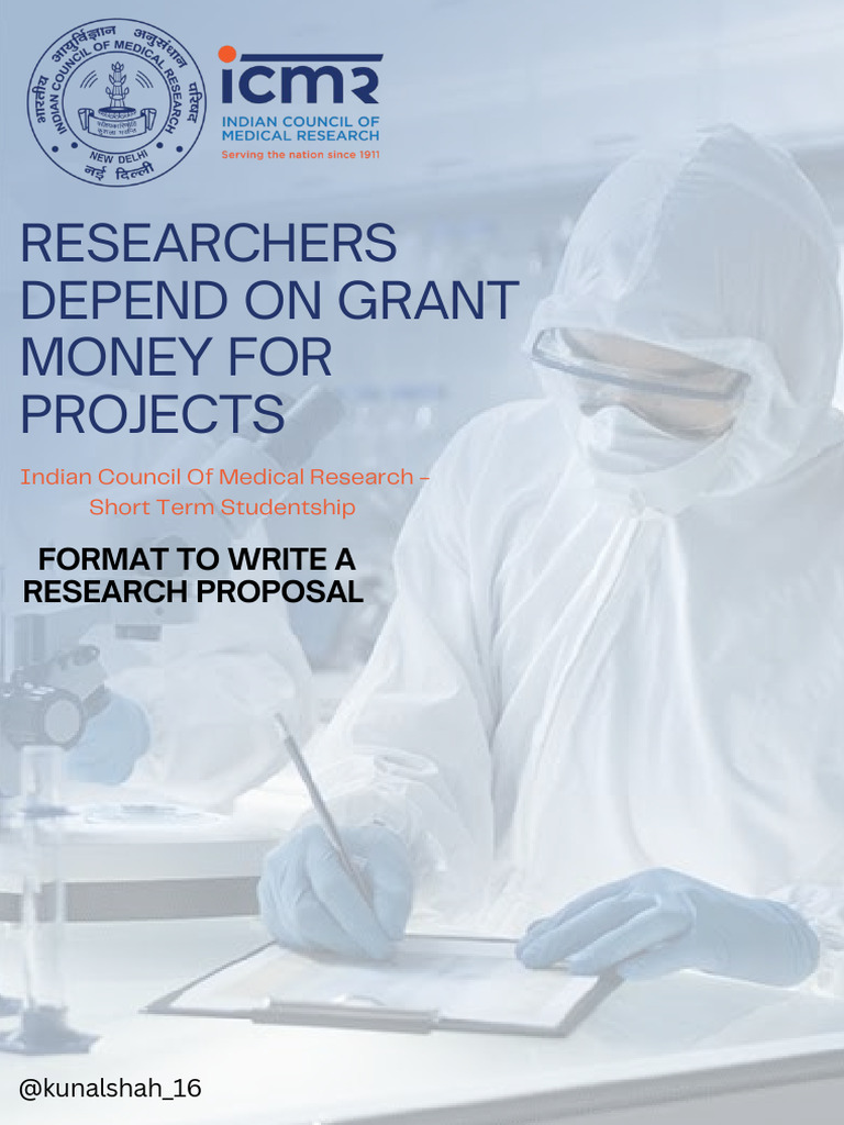 ICMR Proposal Guideline | PDF | Citation | Methodology