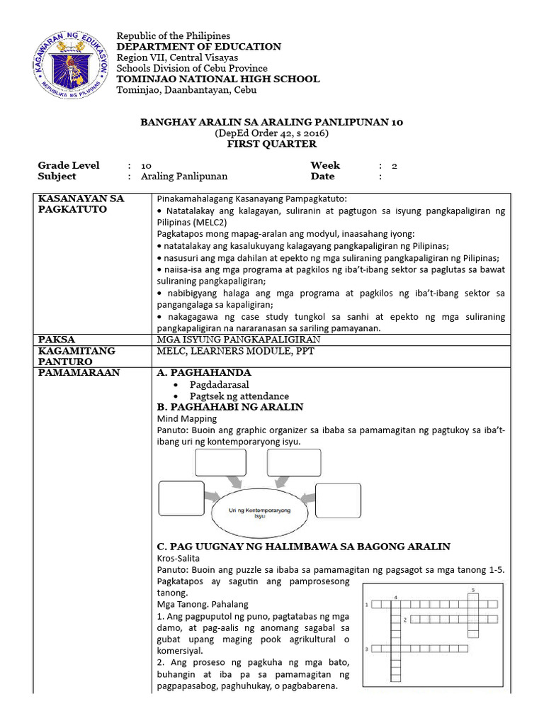 AP 10 1st Quarter Week 2 | PDF