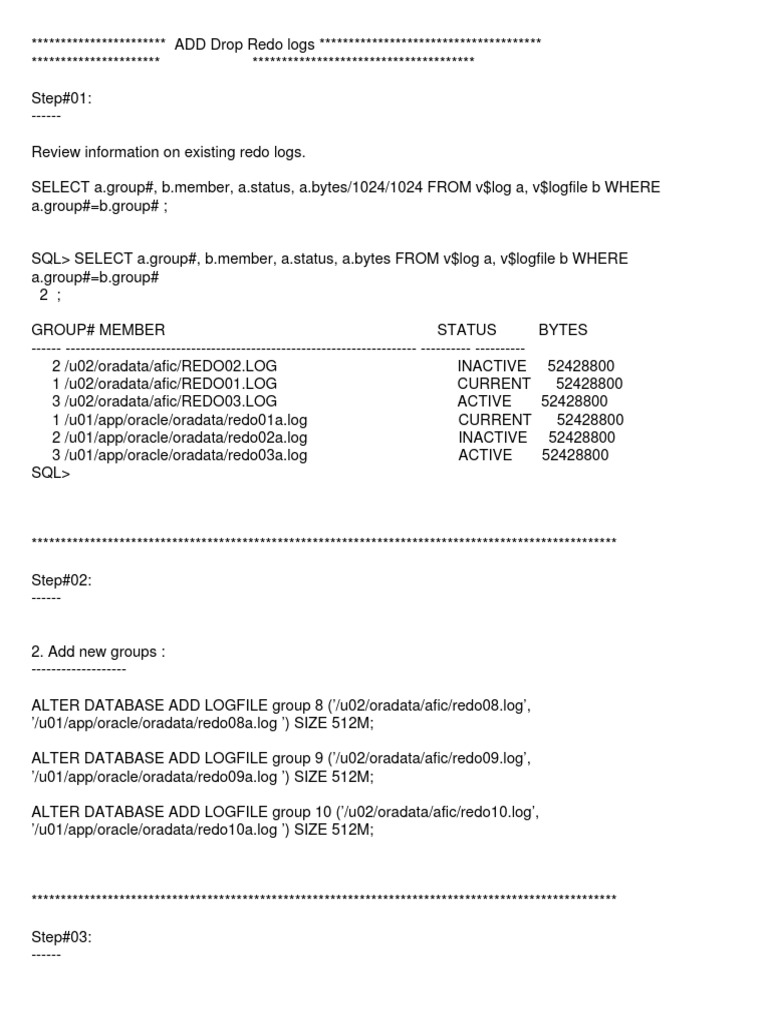 (Checkpoint Not Completed) Solve It by Resizing Redo Logs | PDF | Computer Engineering ...