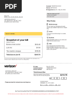 Att Wireless Bill Template | PDF