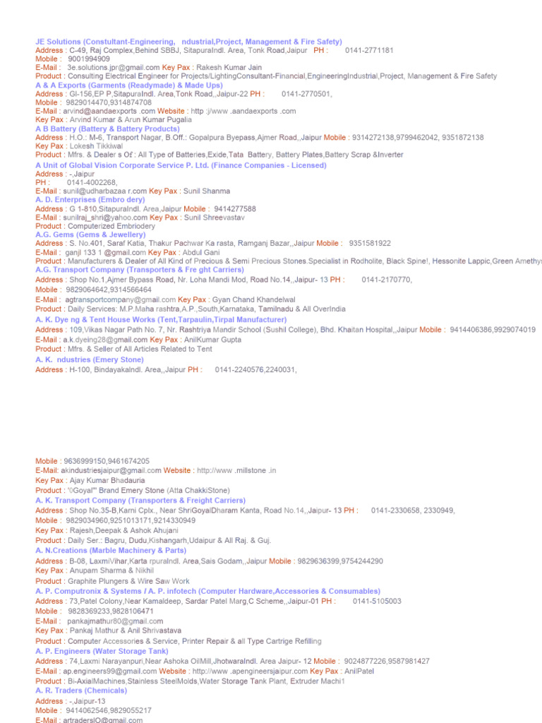 JPR Industrialist | PDF | Materials