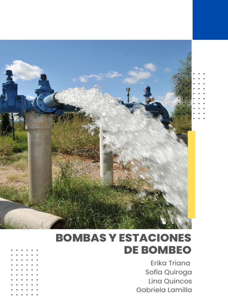 Cuadernillo Bombas y Estaciones de Bombeo | PDF | Bomba | Agua