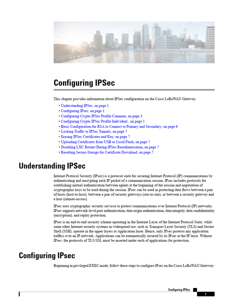Iipsec | PDF | Application Layer Protocols | Computer Standards