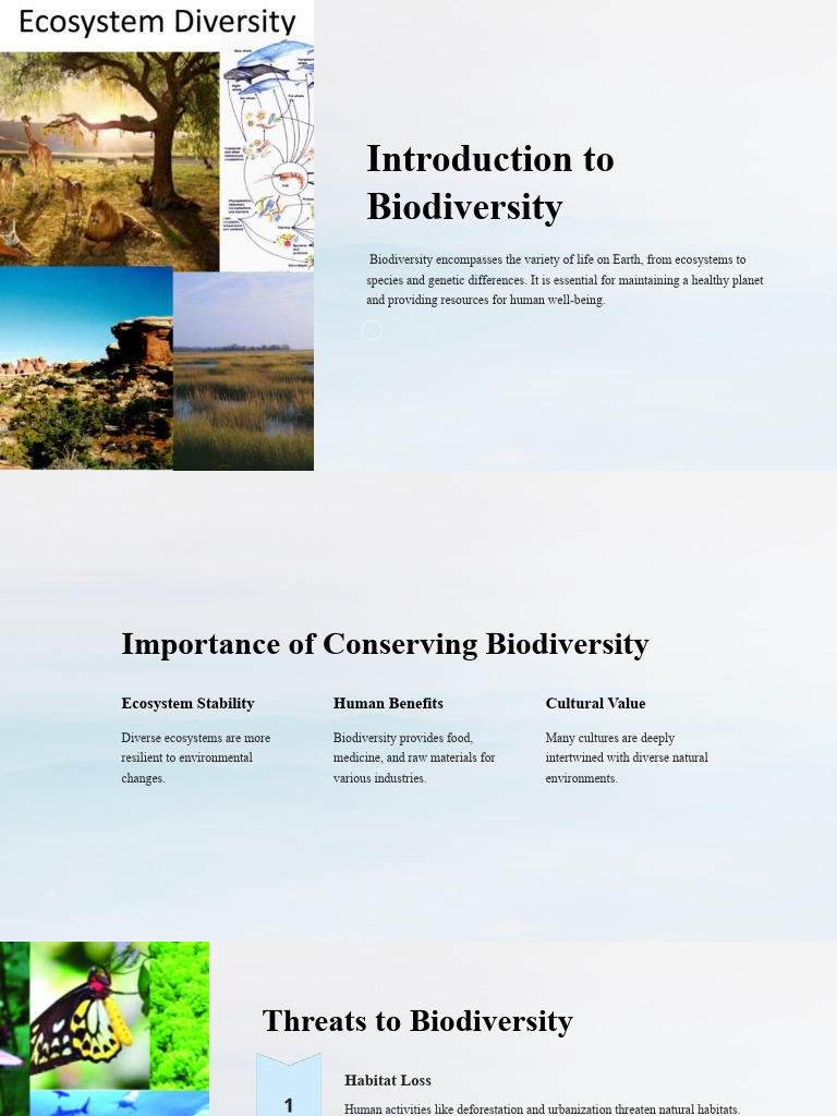Introduction to Biological conservation | PDF | Conservation Biology ...