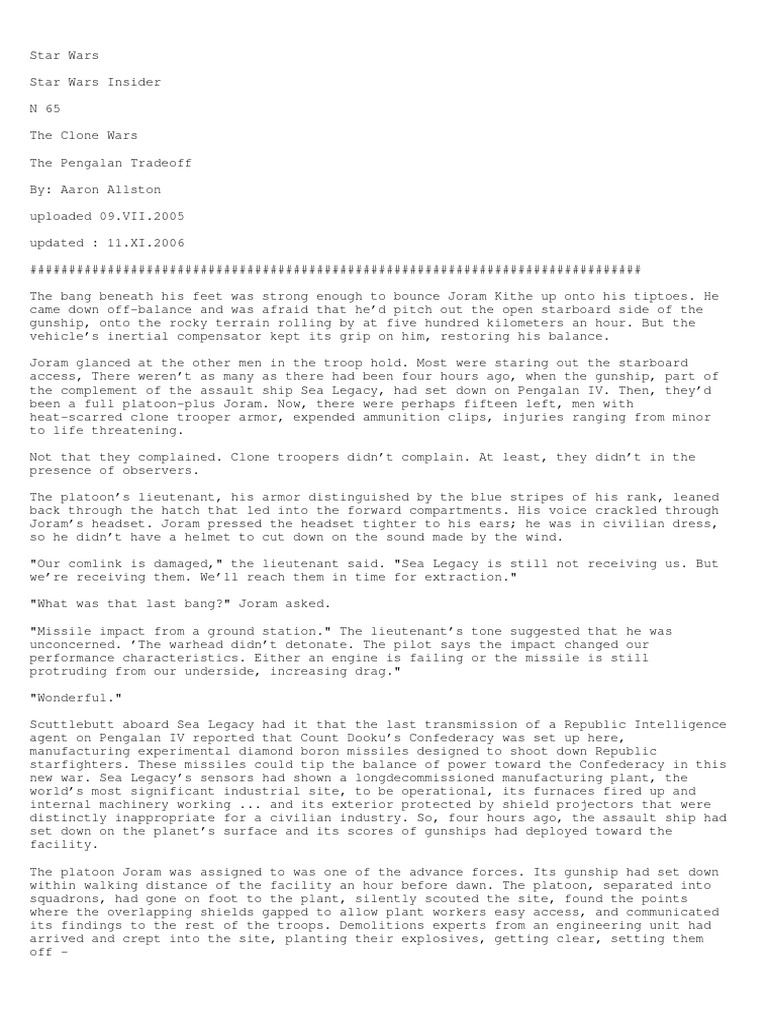 Insider Magazine 65 - The Pengalan Tradeoff | PDF