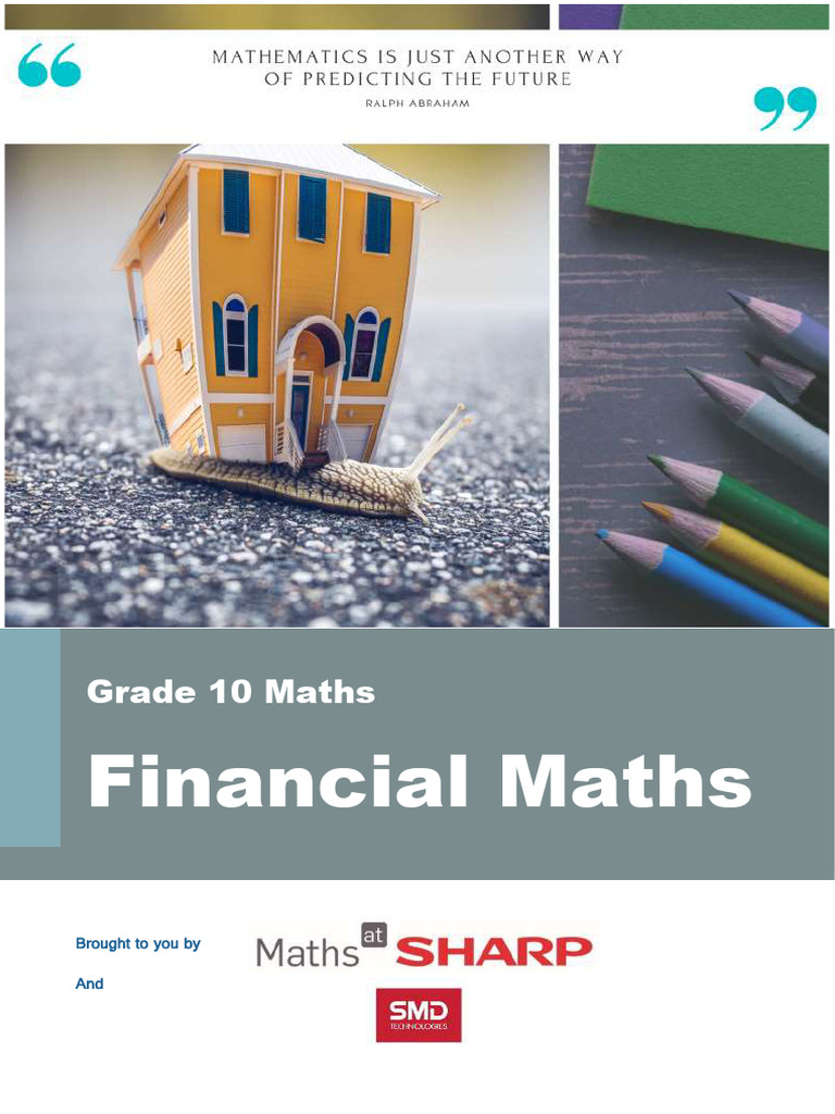 Financial Maths Grade 10 Study Guide 1 | PDF | Interest | United States ...