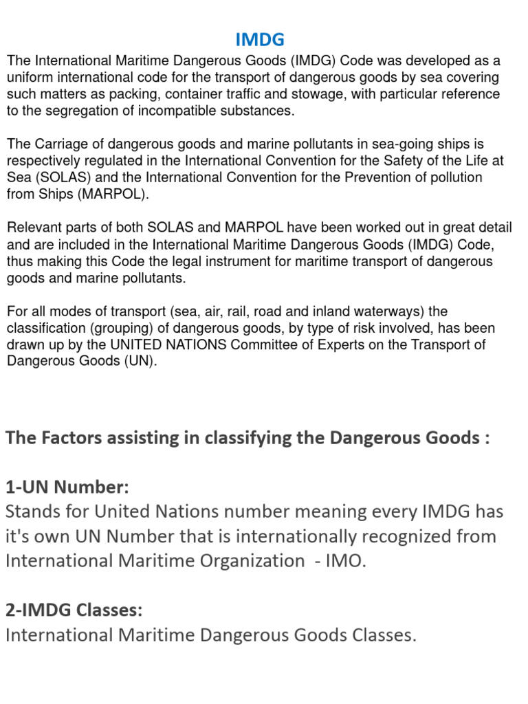 16 Imdg | PDF | Dangerous Goods | Materials