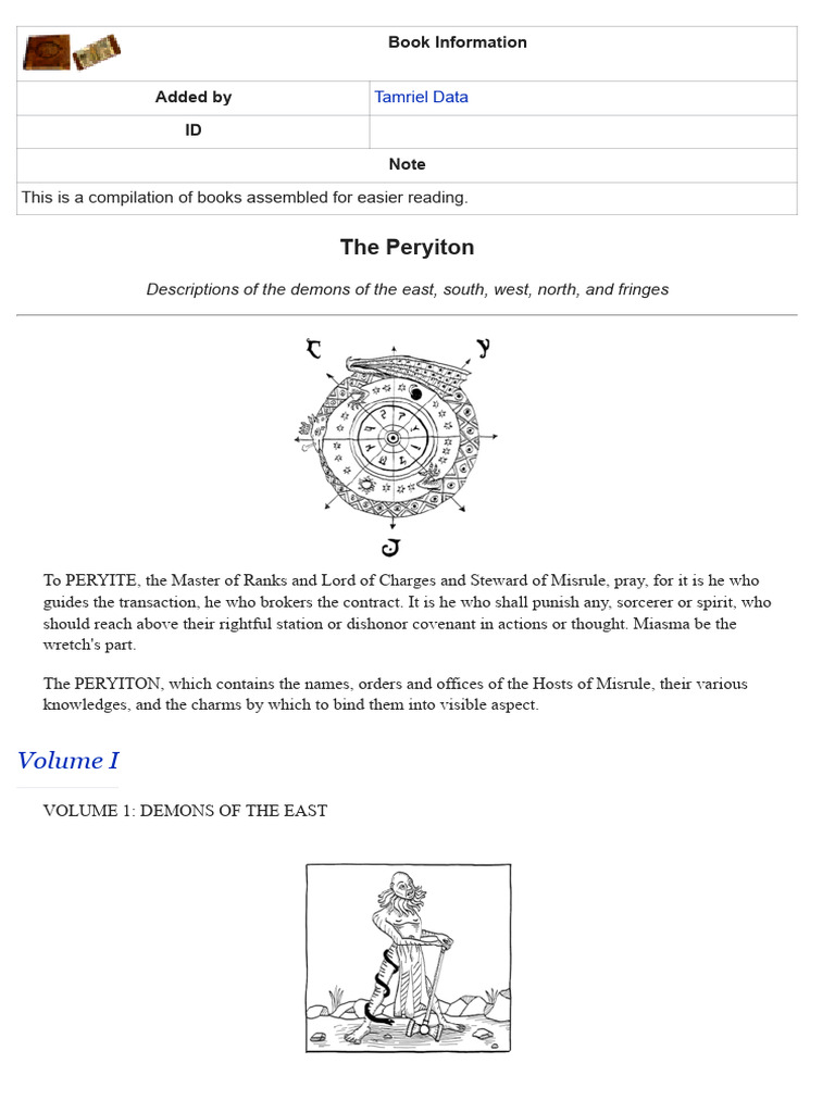 Tamriel Data - The Peryiton - The Unofficial Elder Scrolls Pages (UESP ...