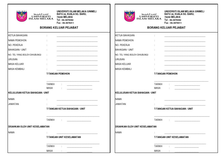 Borang C | PDF
