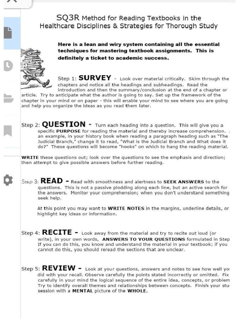 SQ3R Notes | PDF