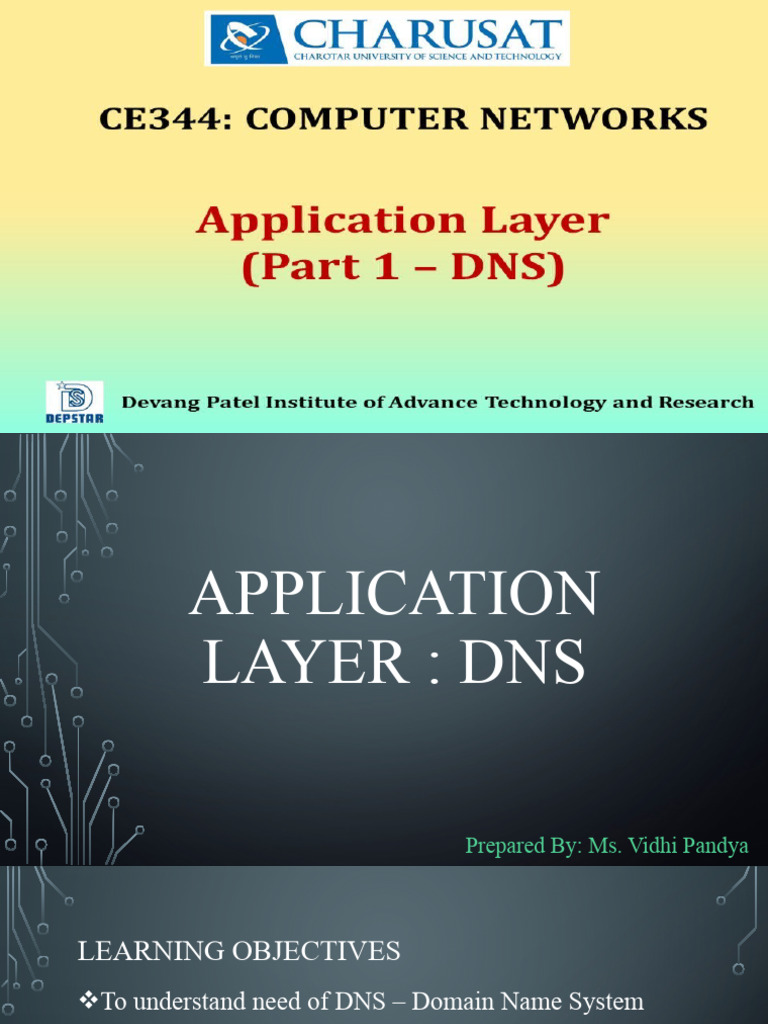 Application Layer - DNS | PDF | Domain Name System | Domain Name