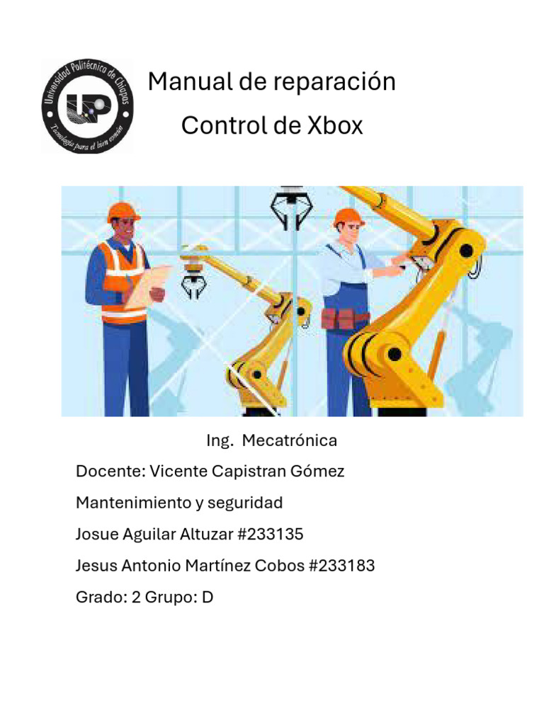 Manual de Reparación Control de Xbox | PDF