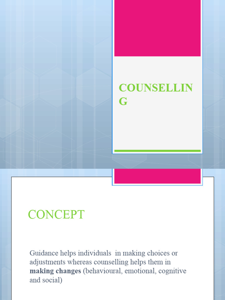 Understanding Counselling Basics | PDF
