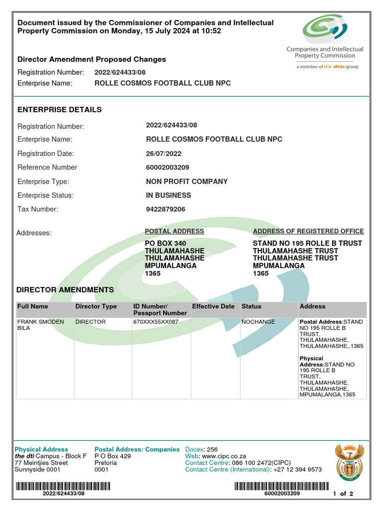CoR39 Proposal 60002003209 | PDF | Government