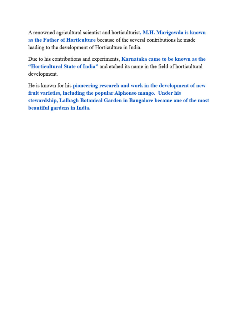 Horticulture Notes Mine | PDF